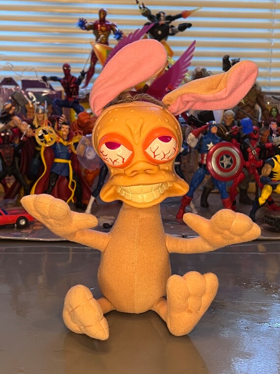 Ren Plush ren & Stimpy. Nickelodeon. Mattel 1992 - Etsy