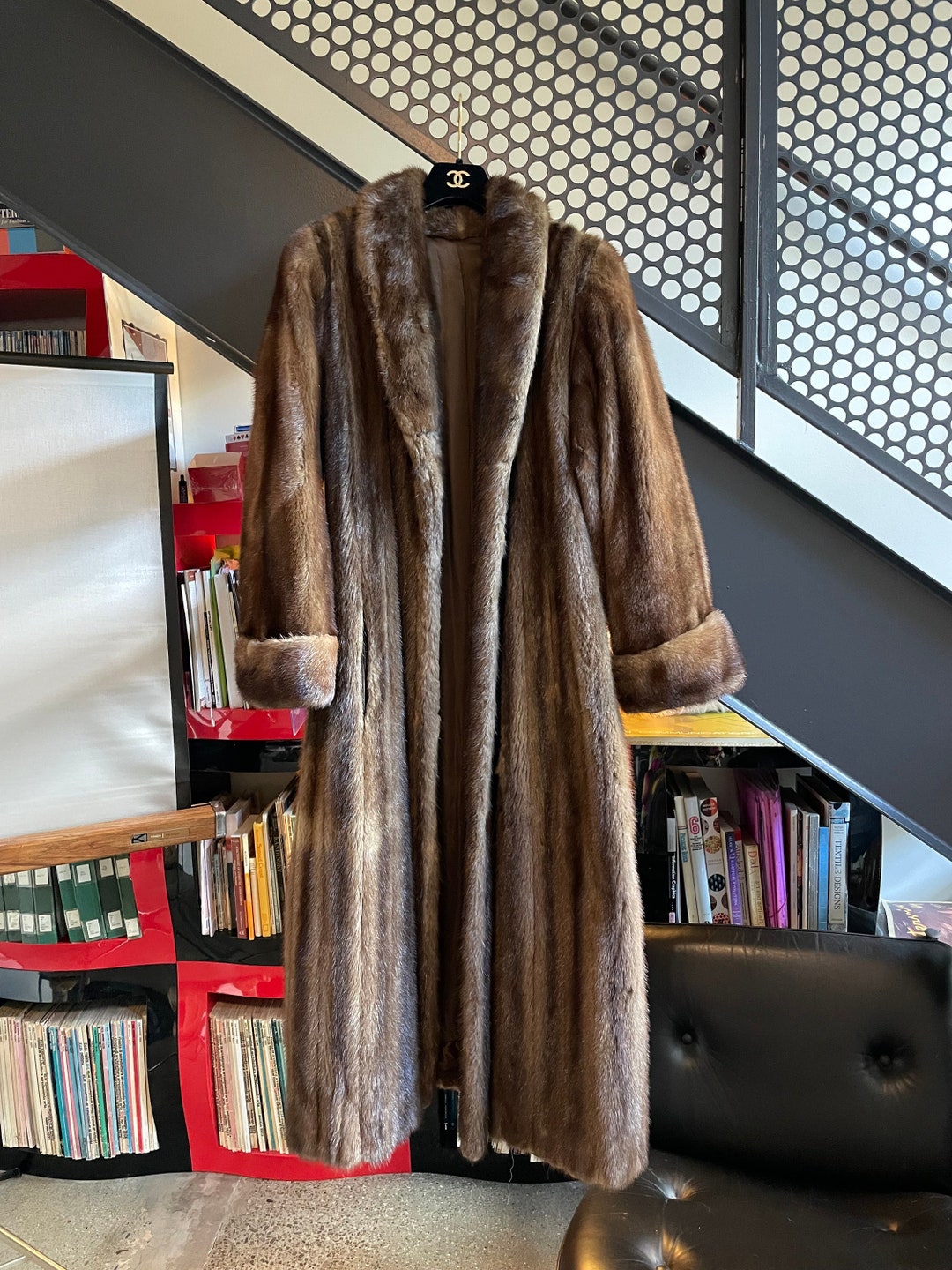 LOT_107 VINTAGE 80s 90s D'ion Furs Estate Racoon Fur Fox Coat Mink ...