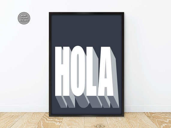 Hola Wallpaper Large Letters