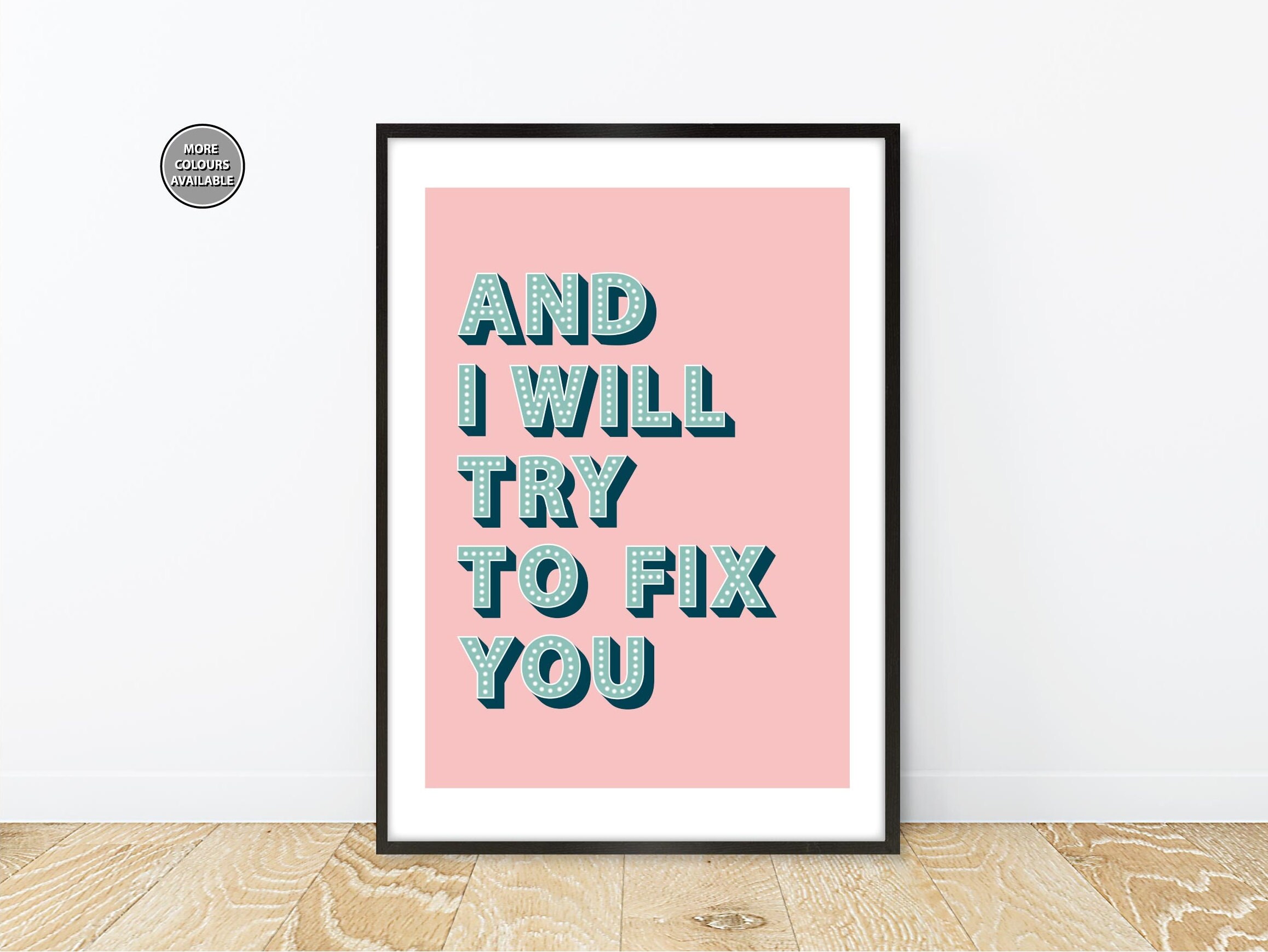 Coldplay Fix You Quotes