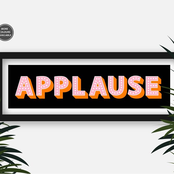 Applause Sign - Etsy