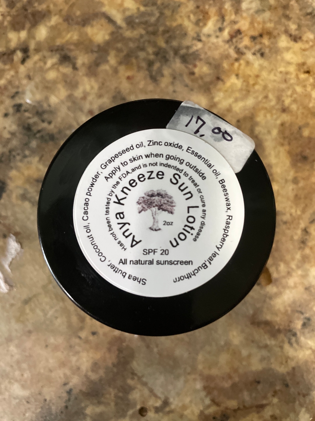 Anya Kneeze Sun Lotion - Etsy