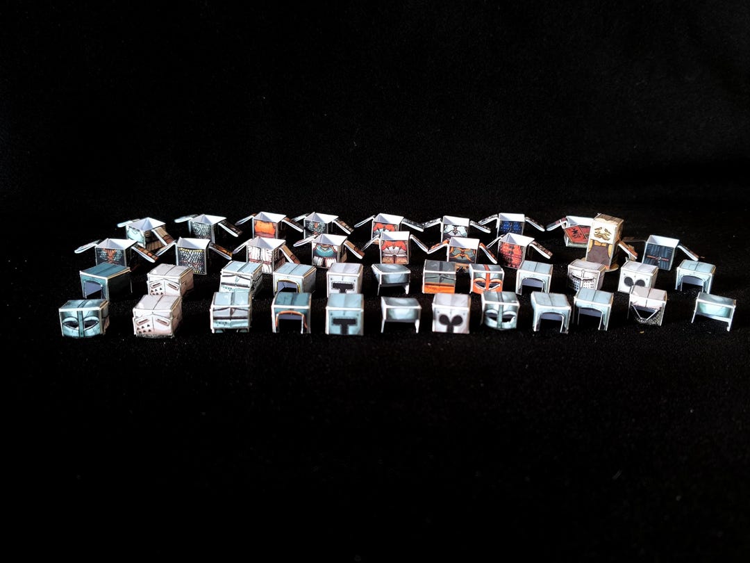 DND Equipable Mini Armour Papercraft - Armours in Abundance Original ...