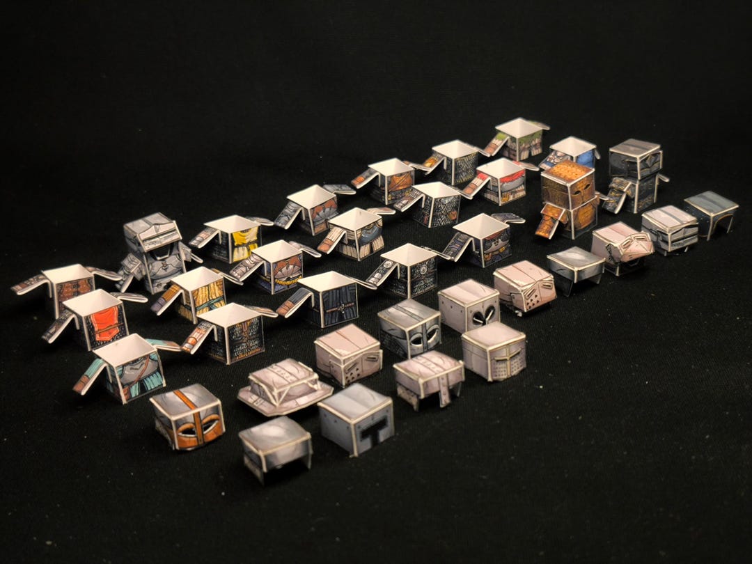 DND Equipable Mini Armour Papercraft - Armours in Abundance Remastered ...