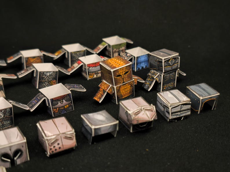 DND Equipable Mini Armour Papercraft - Armours in Abundance Remastered ...