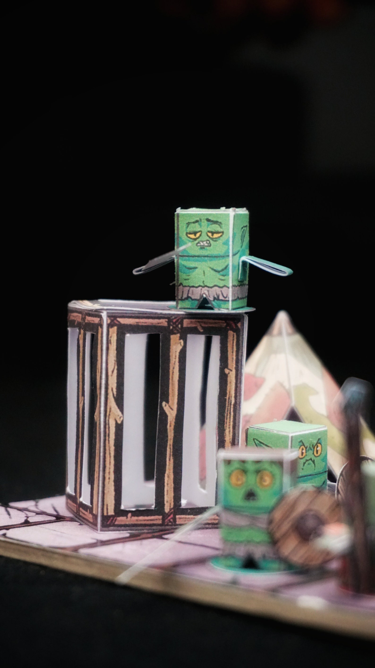 DND Goblins' in Their Camp Craftable Dungeon | Dnd Papercraft | Cute ...