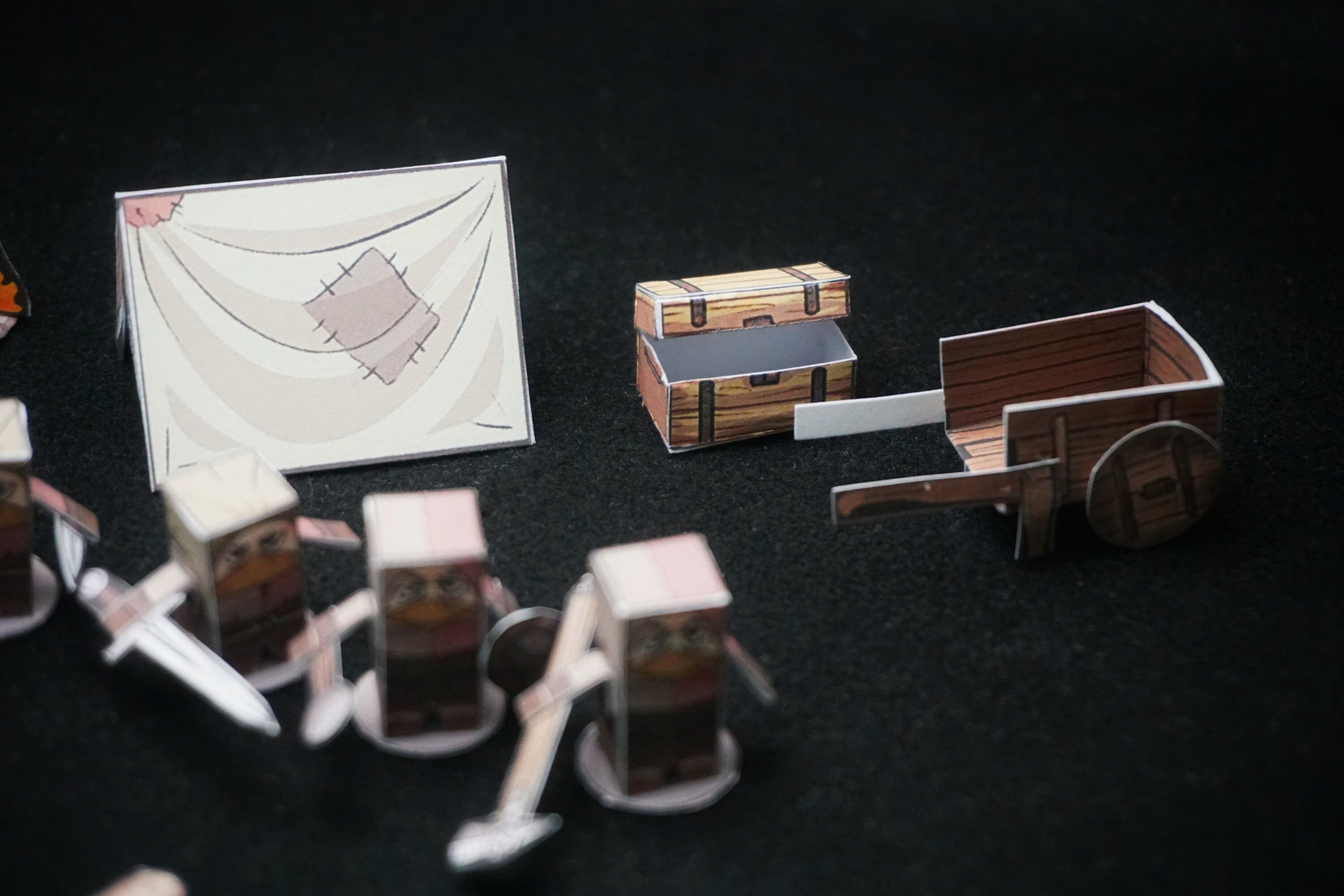DND Bandit Camp Papercraft: Printable Papercraft Dungeon - Etsy