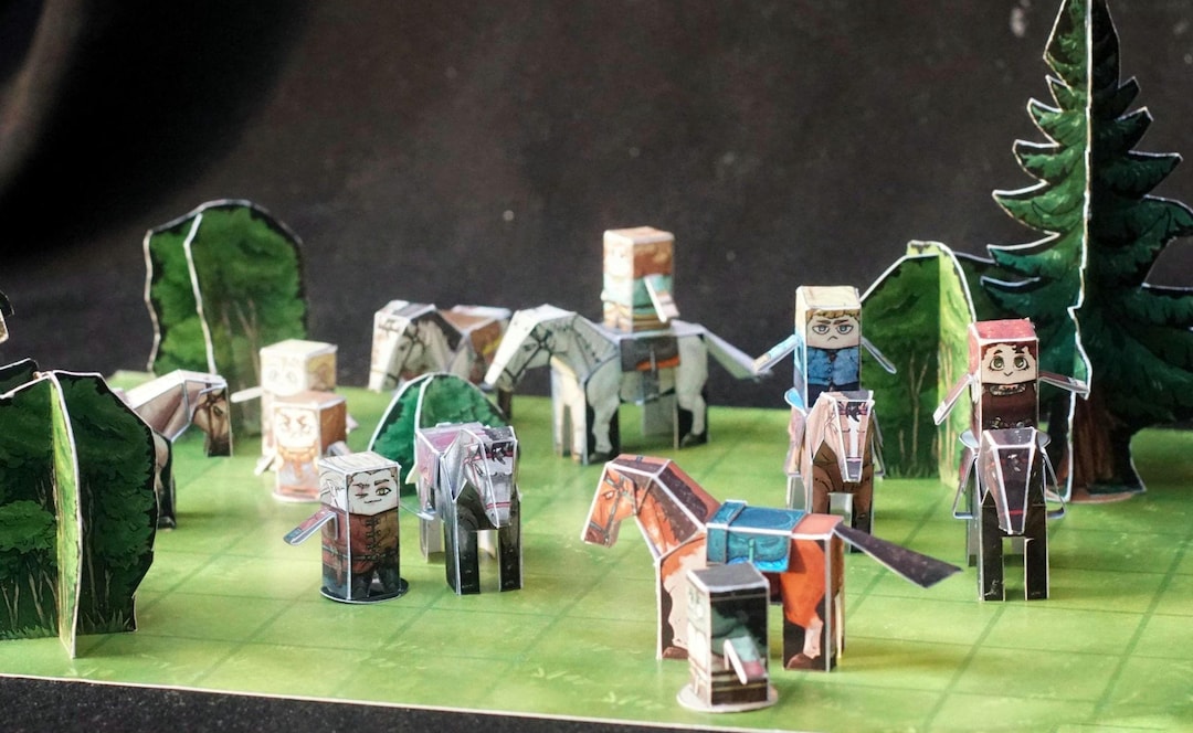 DND Horse Papercraft: Printable Papercraft Dungeon - Etsy Australia