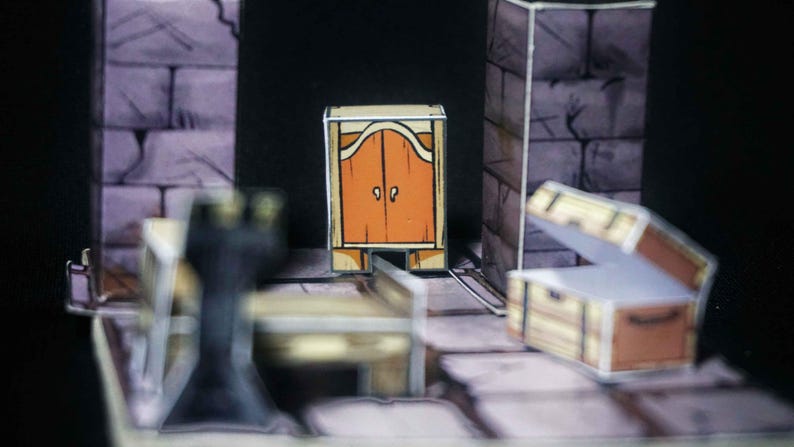 DND Cozy Dungeon Furniture Papercraft: Dungeon-dwelling Furniture ...