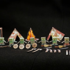 DND Goblins' in Their Camp Craftable Dungeon | Dnd Papercraft | Cute ...