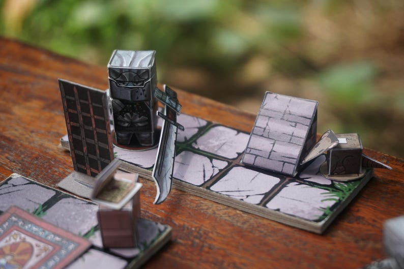 PRINTABLE Modular Dungeon Tiles Map for DND or TTRPG - Dungeon ...