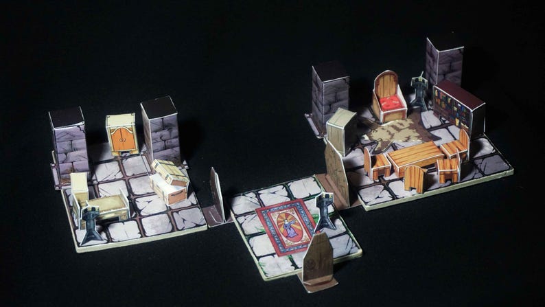 DND Cozy Dungeon Furniture Papercraft: Dungeon-dwelling Furniture ...