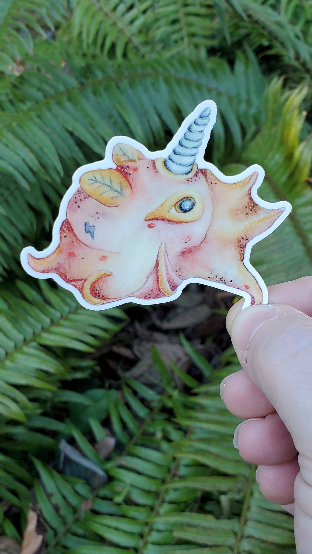 Octopus Unicorn Vinyl Sticker - Etsy