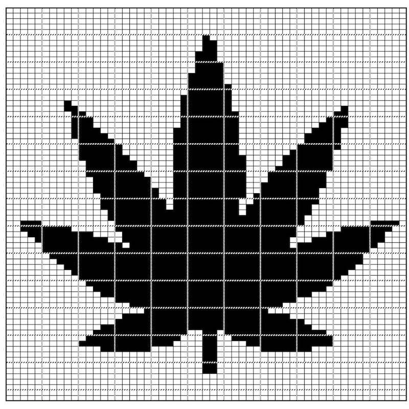 Pot Leaf Pattern - Etsy