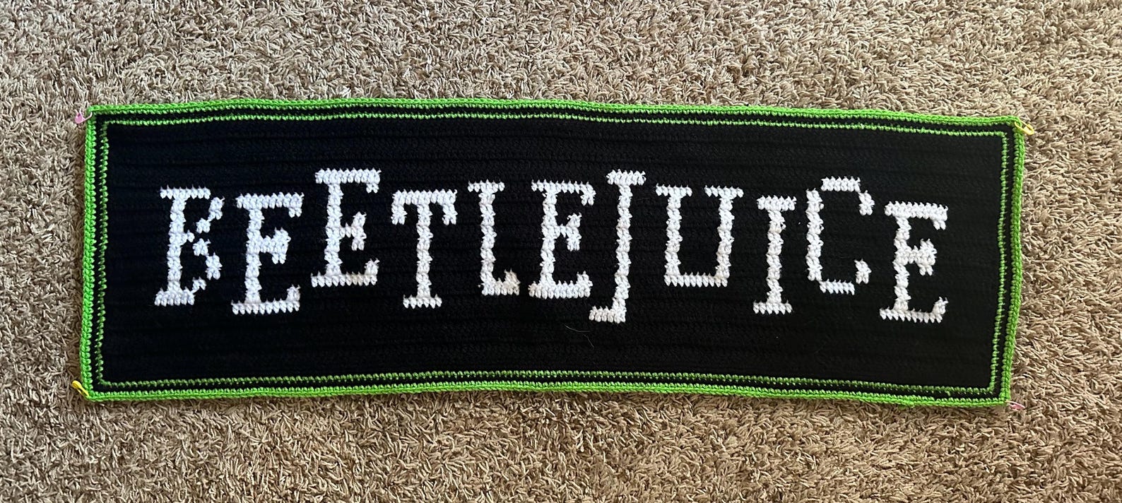 EASY Showtime Crochet Written Graph Pattern | Tim Burton Inspired ...