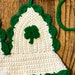 Crochet Four Leaf Clover Crop Top Scalloped Bra Top St. Patricks Day ...