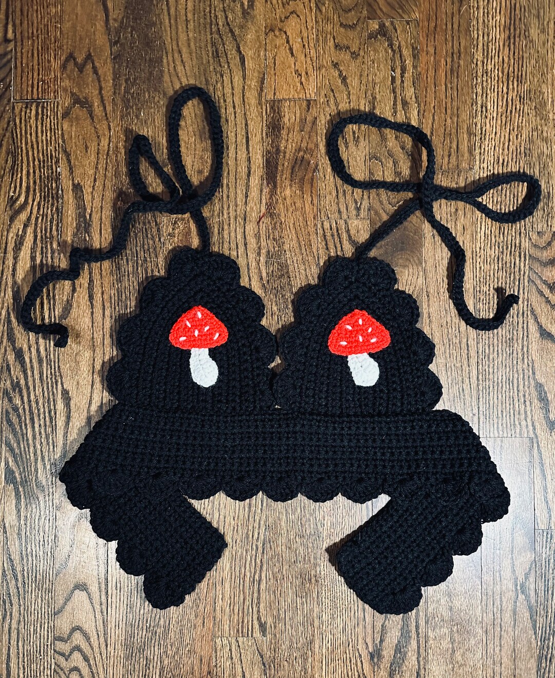 Crochet Mushroom Crop Top | Scalloped Bra Top | Festival Top | Shroom ...