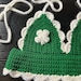 Crochet Four Leaf Clover Crop Top Scalloped Bra Top St. Patricks Day ...