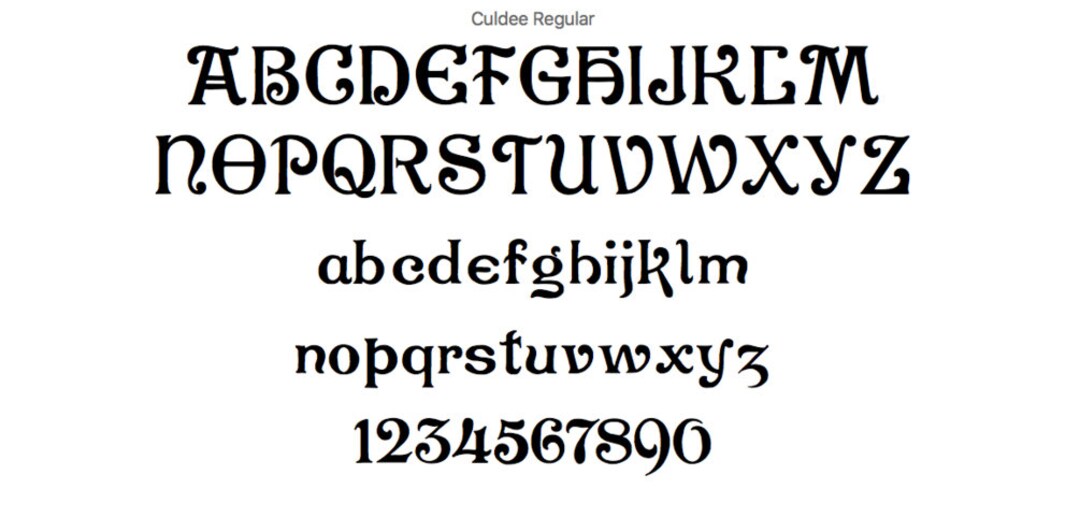 Fantasy Font Forge: Culdee (lovecraft) - Etsy