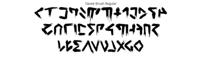 Fantasy Font Forge: Davek (dwarvish Runes) - Etsy