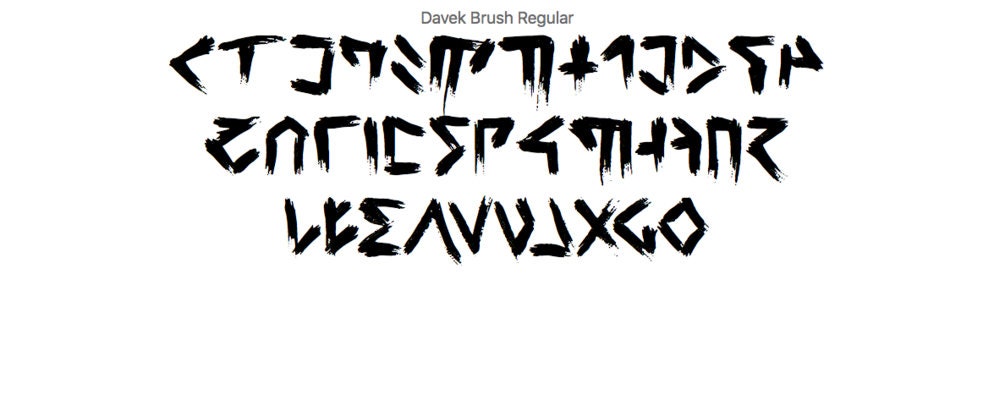Fantasy Font Forge: Davek (dwarvish Runes) - Etsy