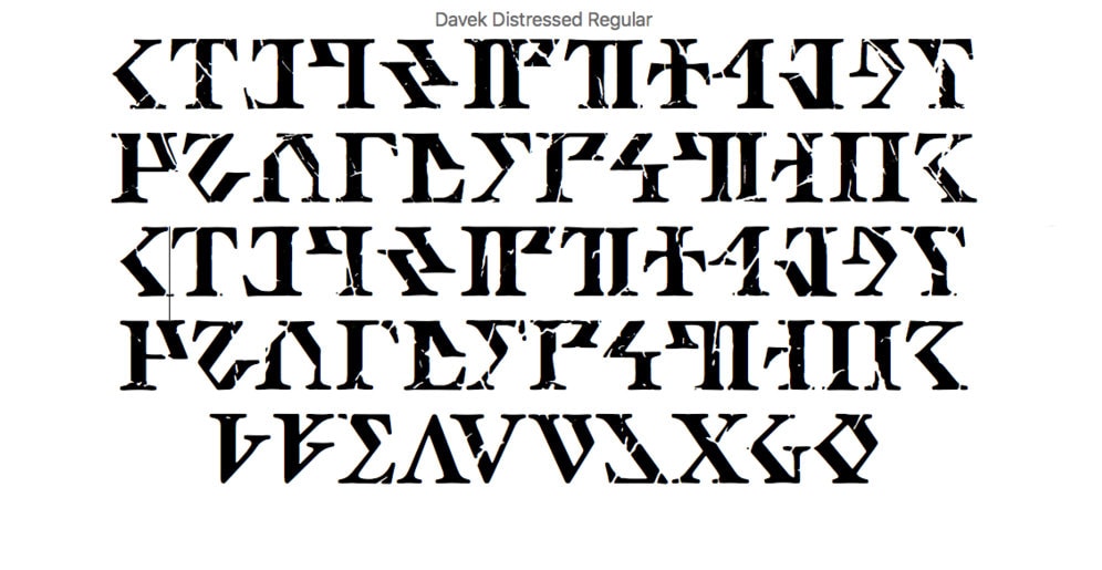 Fantasy Font Forge: Davek (dwarvish Runes) - Etsy