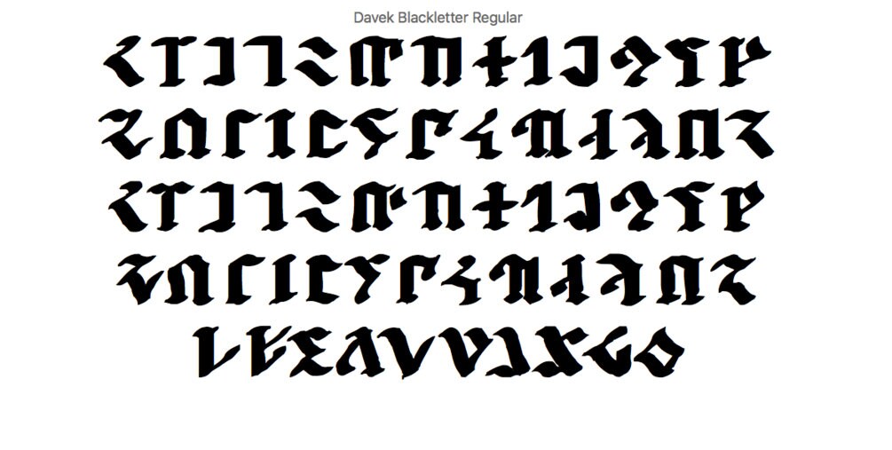Fantasy Font Forge: Davek (dwarvish Runes) - Etsy
