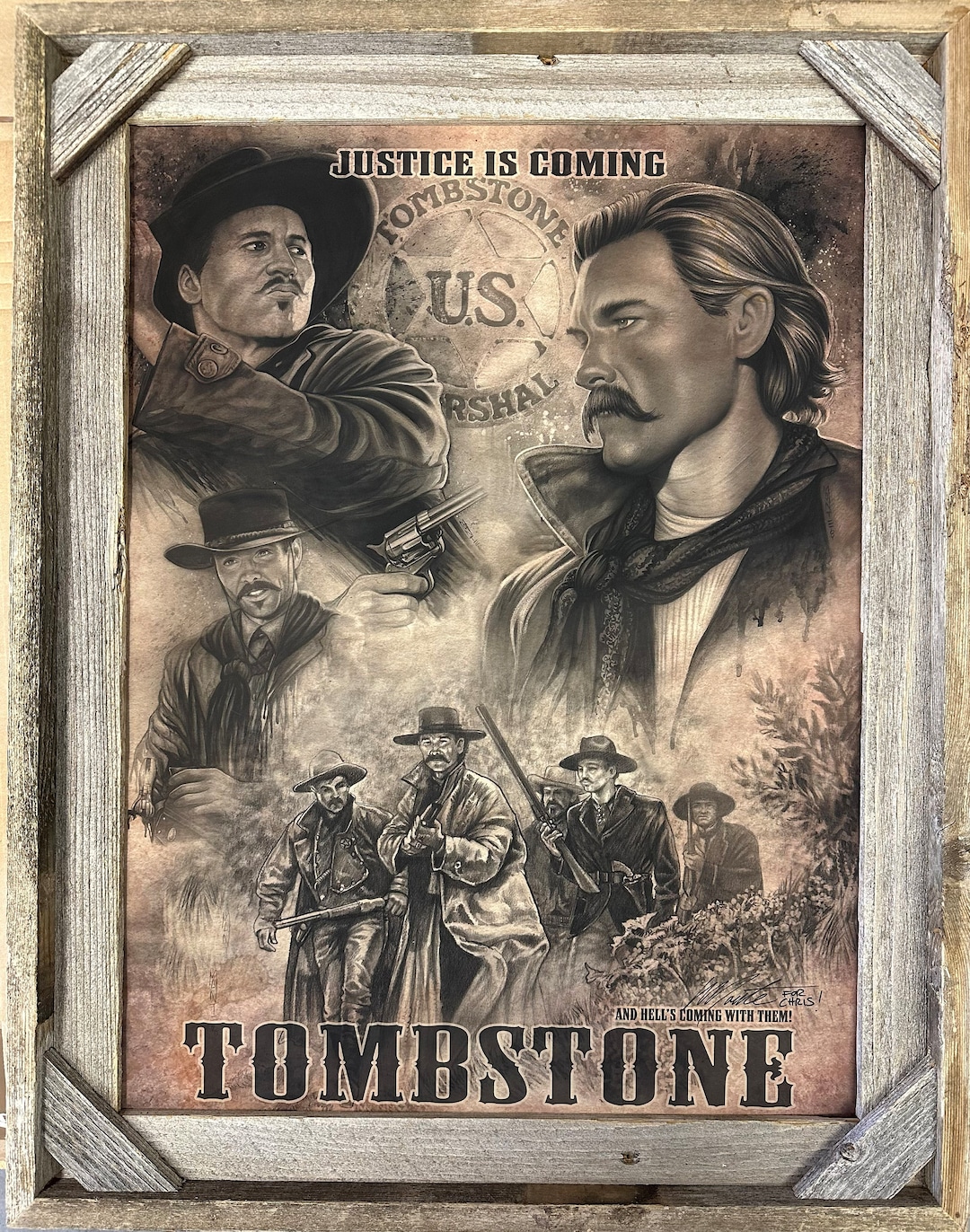 The Last Ride Framed & Signed Tombstone Art - Etsy