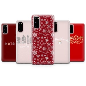 Christmas Phone Case X-mas Cover for iPhone 7, 8+, XS, XR, 11 Pro, 12 ...