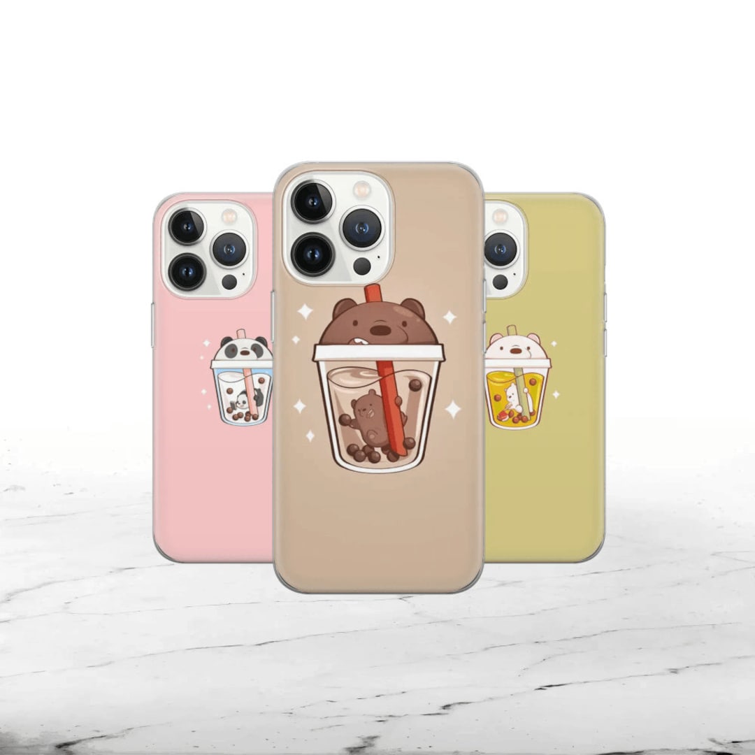 Bubble Tea Phone Case Boba Cover for iPhone 14 13 12 Pro 11 XR - Etsy