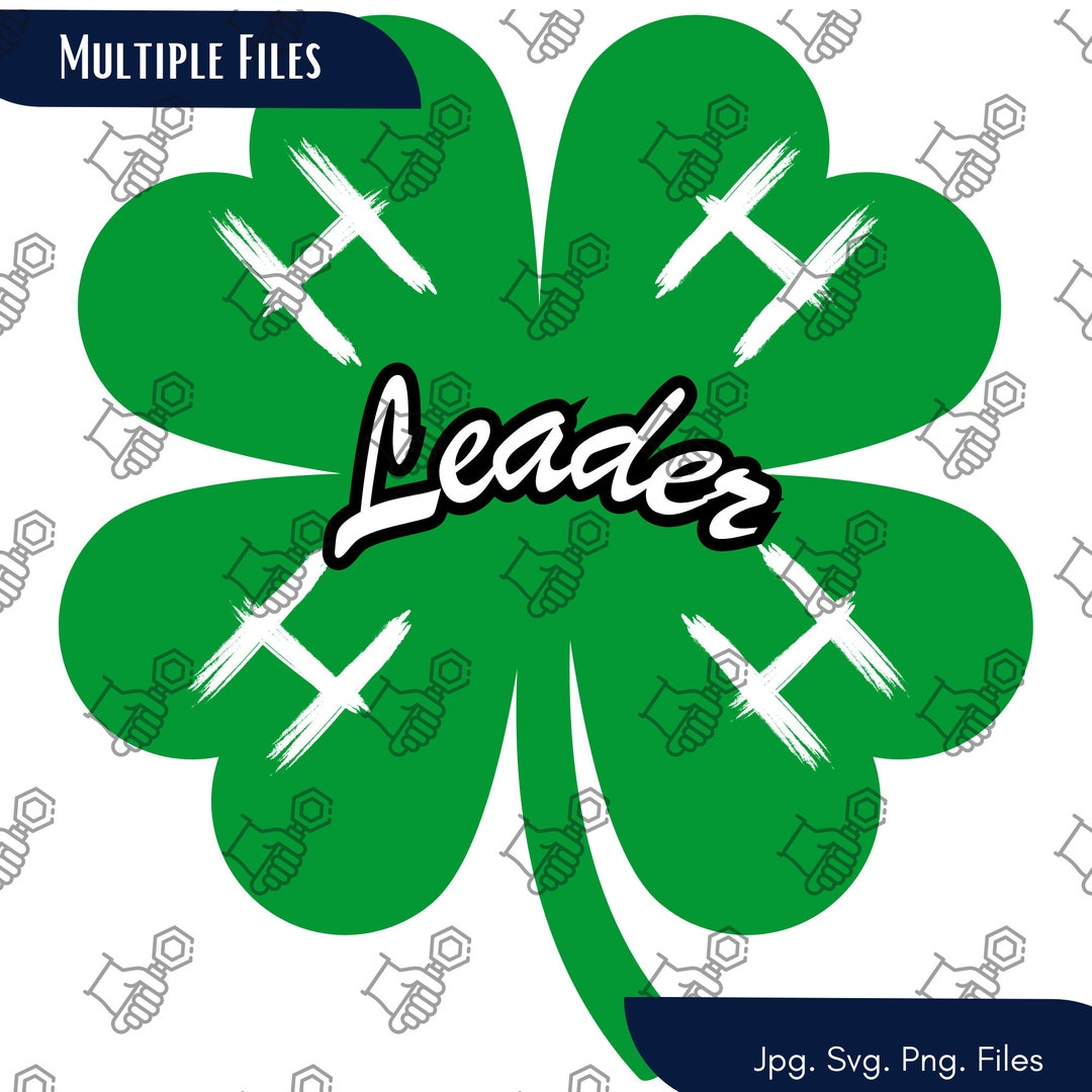 4-H Leader SVG. PNG. JPG. - Etsy
