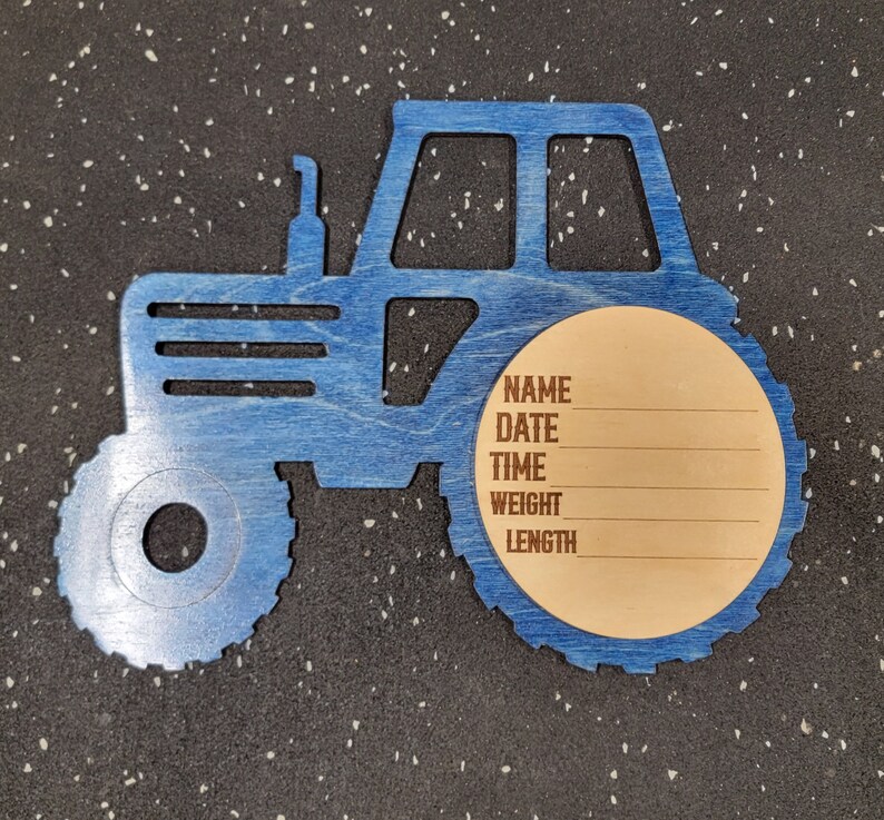 Baby Announcement Tractor - Etsy