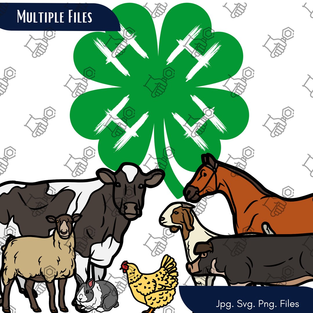 4-H Images SVG. JPG. PNG. - Etsy