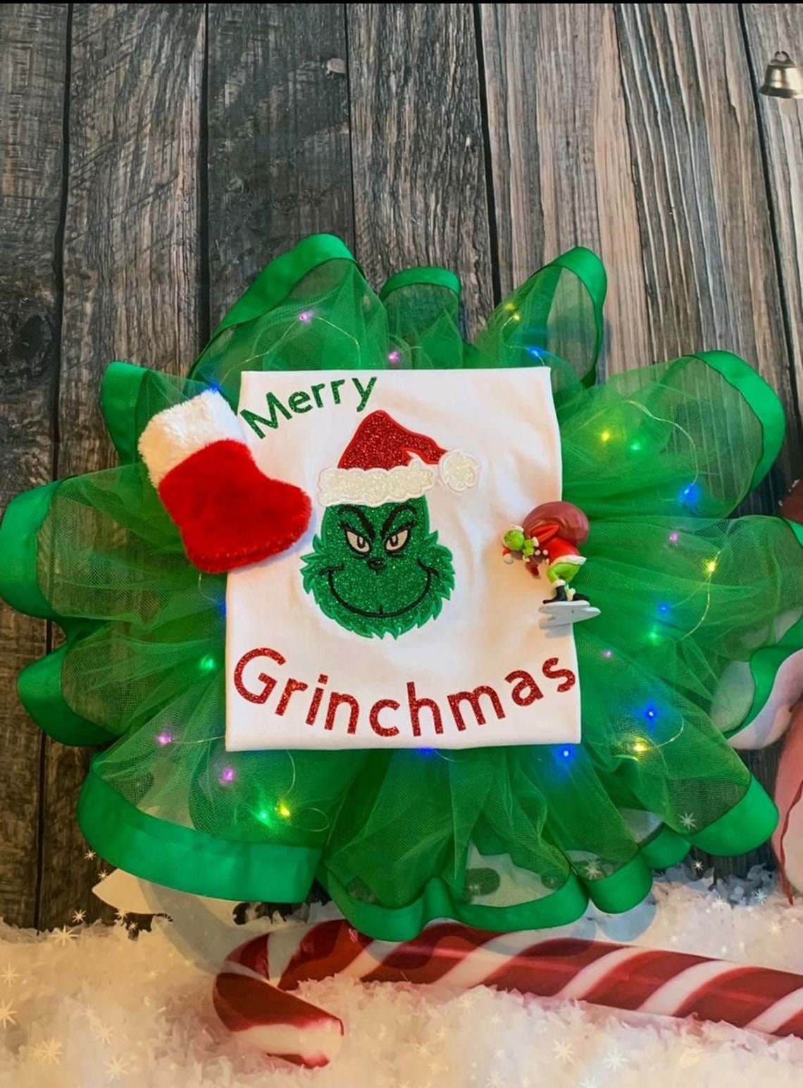 Christmas Grinch Outfit, Grinch Outfit, Grinchmas Outfit, Christmas ...