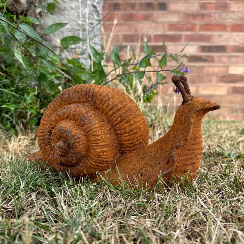 Rusty Garden Ornaments - Etsy UK