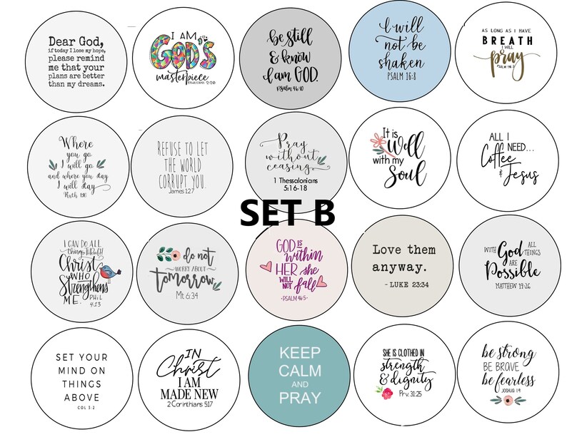 20 Pinback Catholic/ Christian Buttons - Etsy