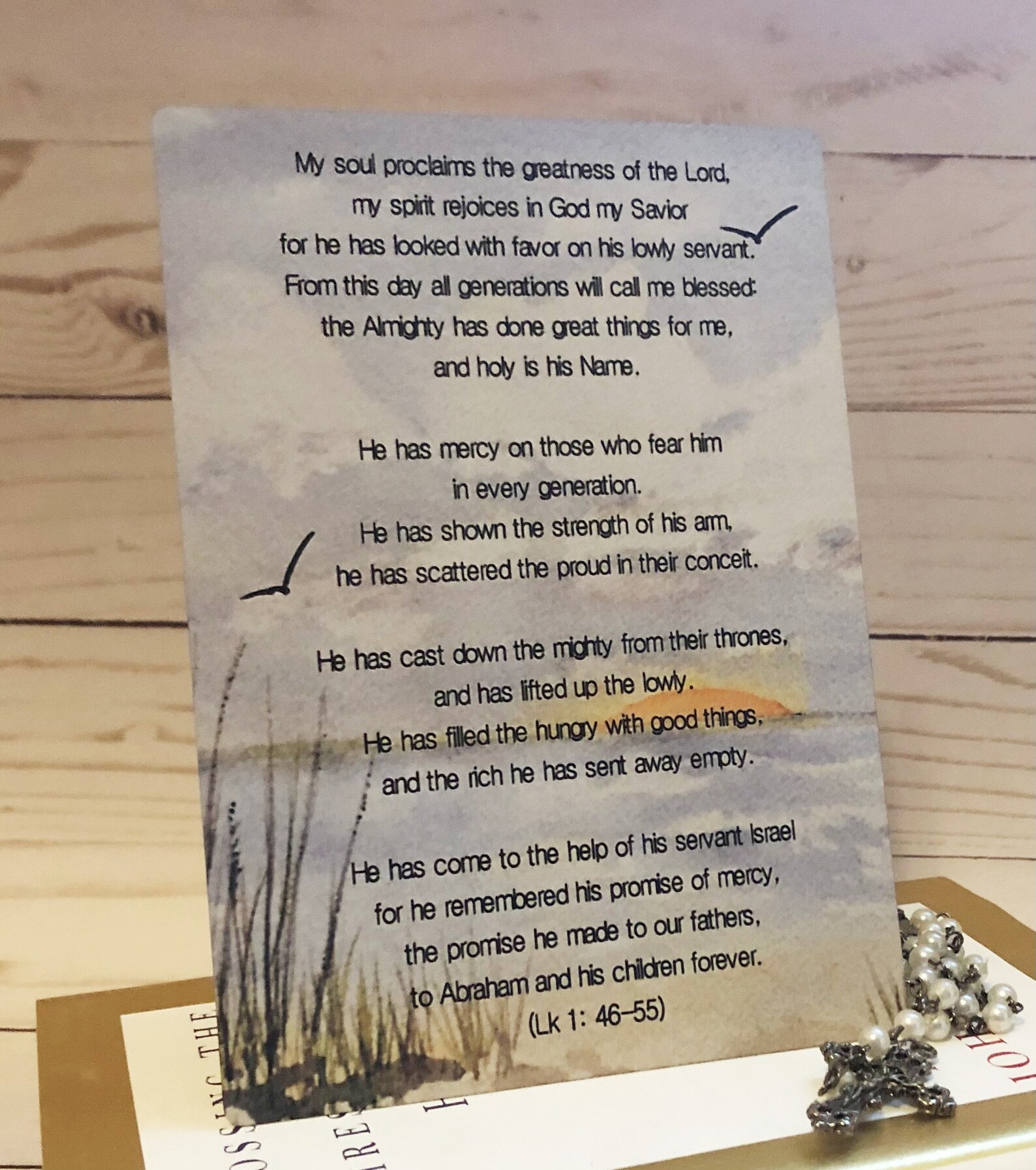 Magnificat Prayer 5x7 | Etsy