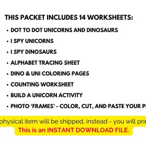 Dinosaur Printables, Unicorn Printables, Valentine's Day Activities ...