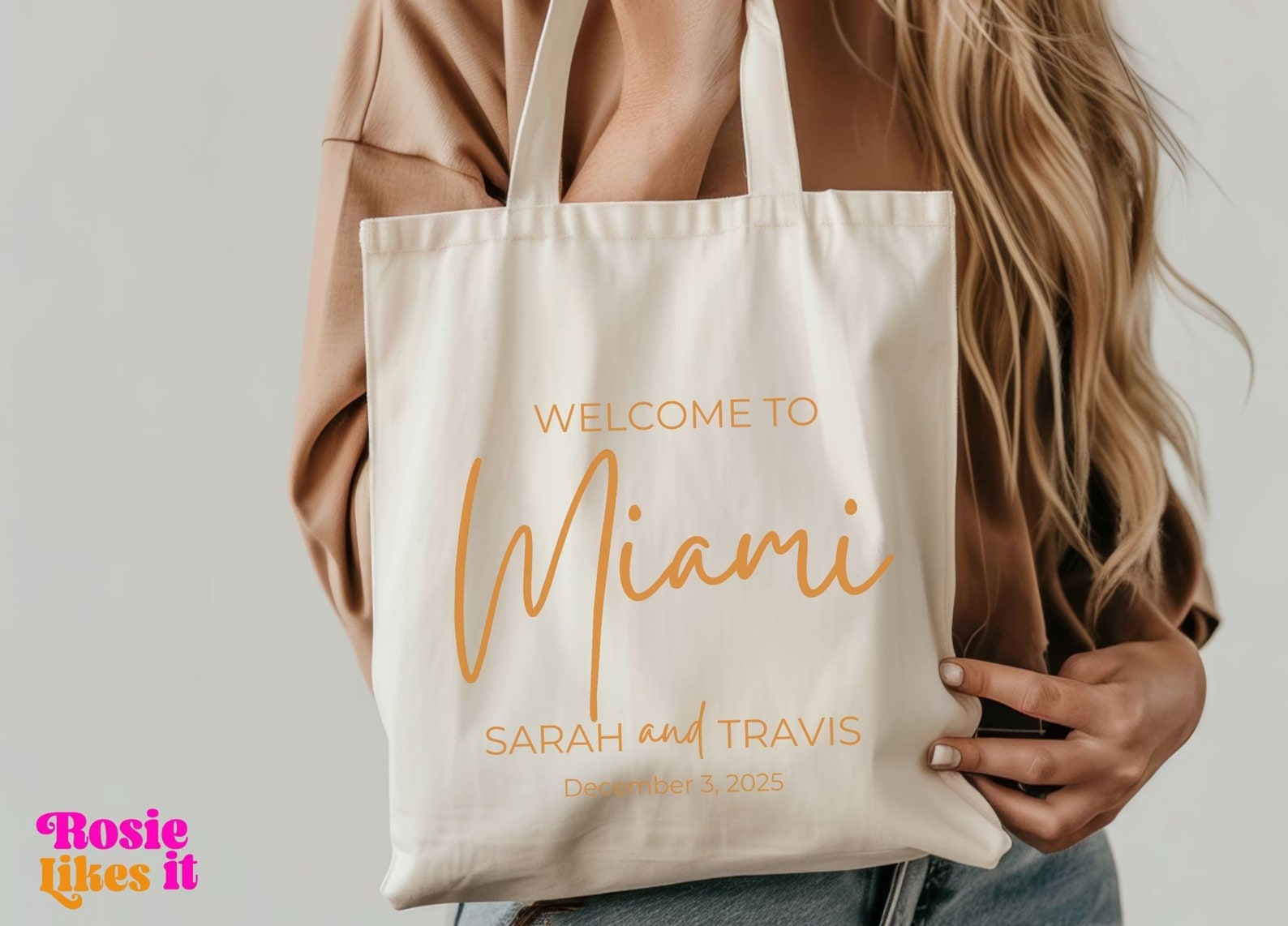 Miami Tote - Miami Bachelorette - Miami Wedding Totes - Miami ...