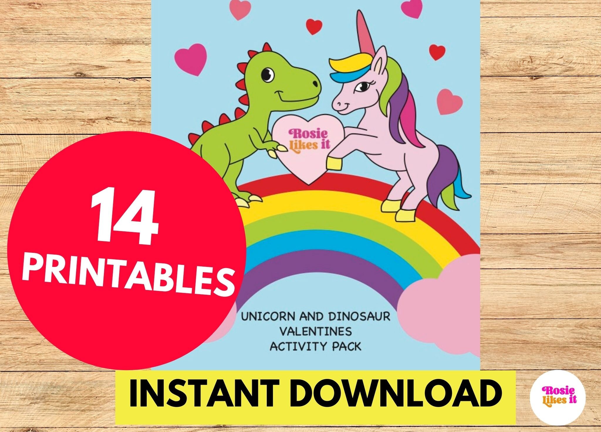 Dinosaur Printables, Unicorn Printables, Valentine's Day Activities ...