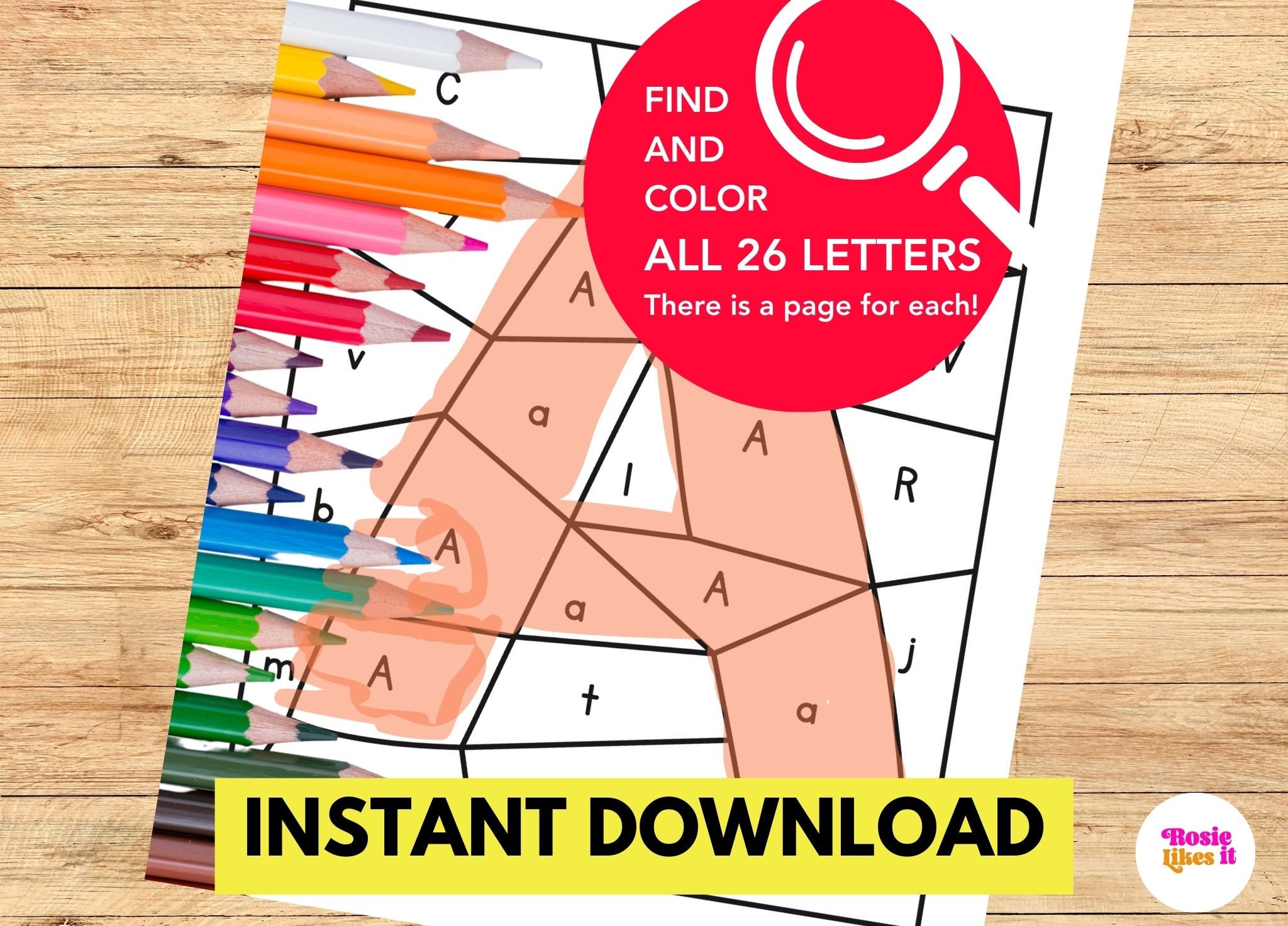Alphabet Coloring Preschool Worksheet Alphabet Letter Recognition ...