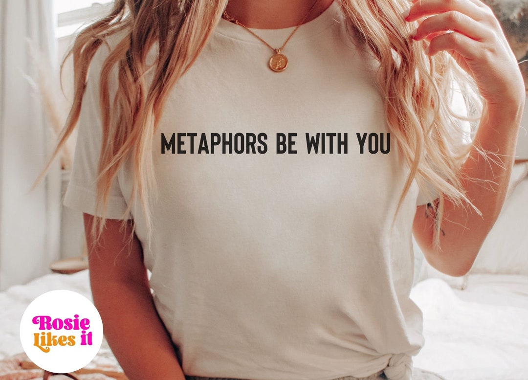 Grammar Shirt Shirt for English Teacher Metaphors T-shirt English ...