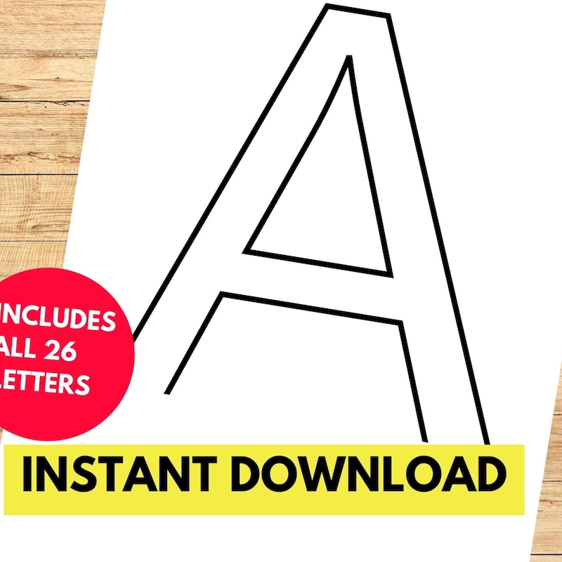 Abc Letters Printable - Etsy