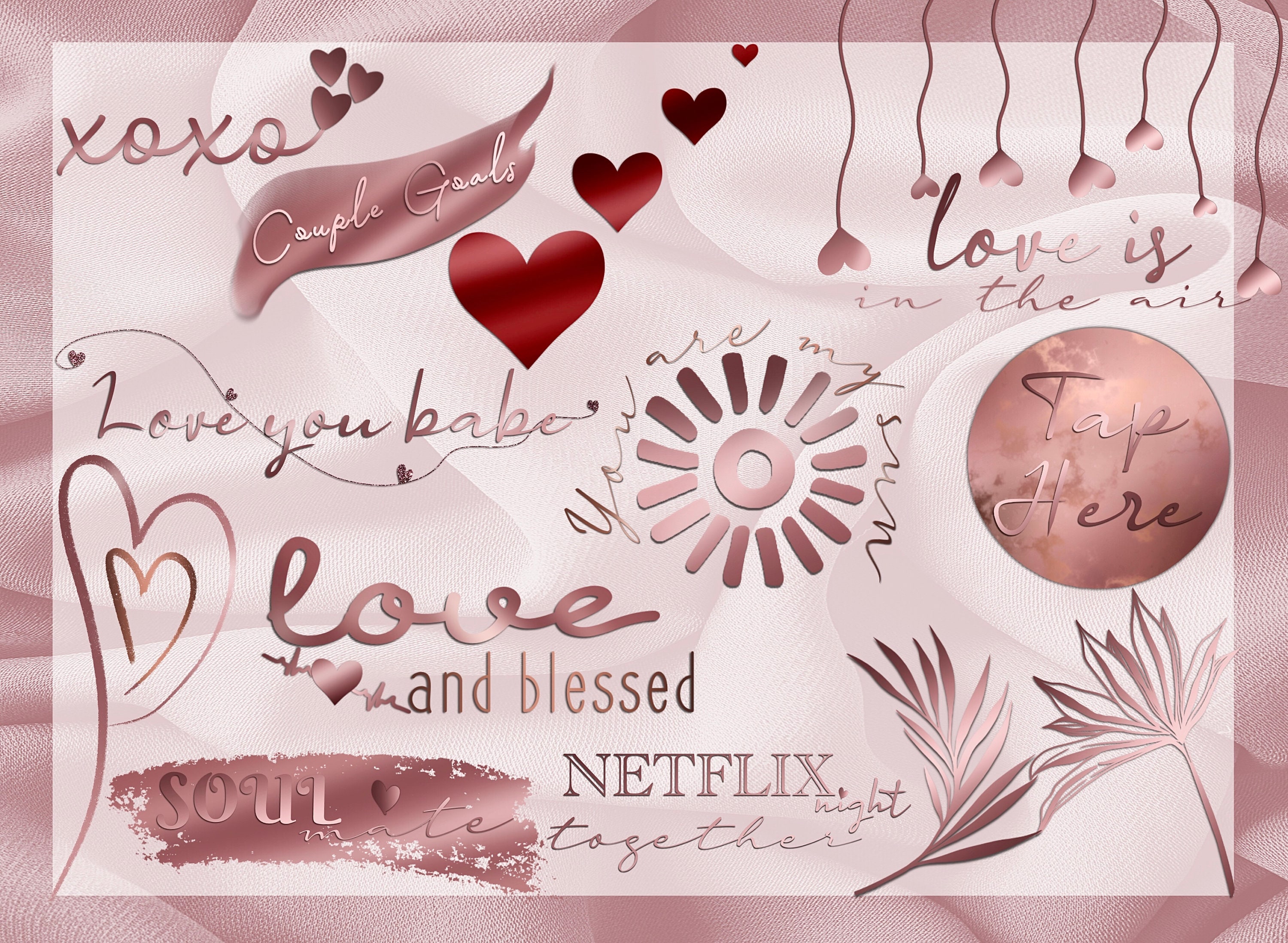 56+ Valentines Day Instagram Stickers, Pink Story Stickers, Instagram ...