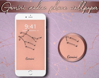 Virgo Zodiac Iphone Wallpaper Phone Background Minimalist | Etsy