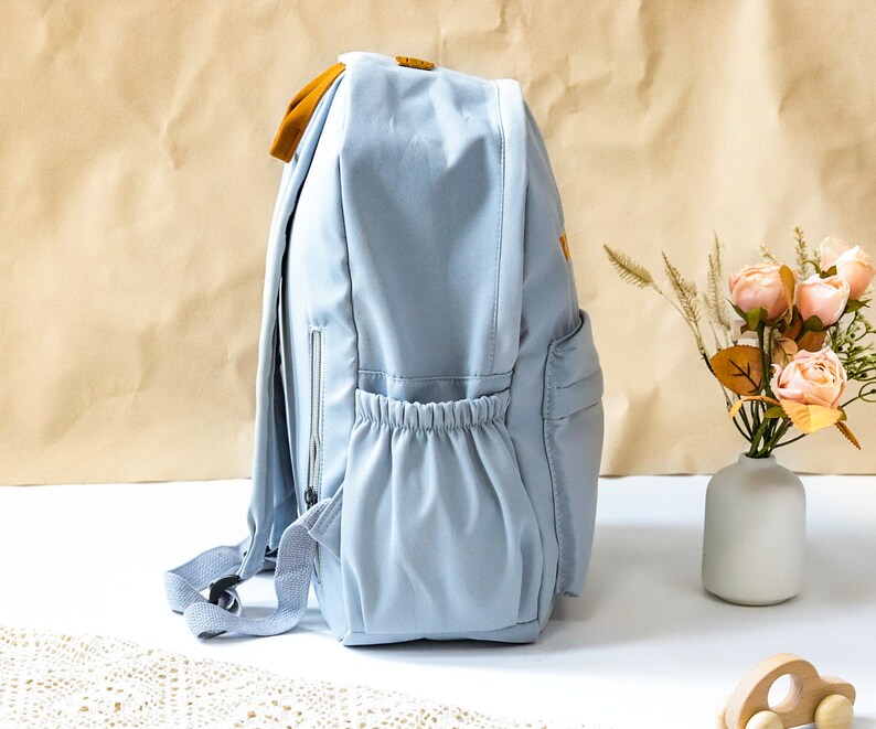Colorful Letter Embroidery Backpacknursery Backpackback to - Etsy