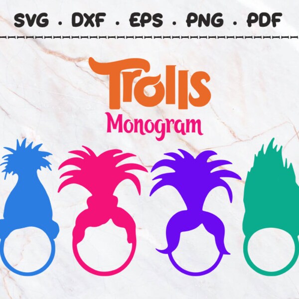 Trolls Cut Files - Etsy
