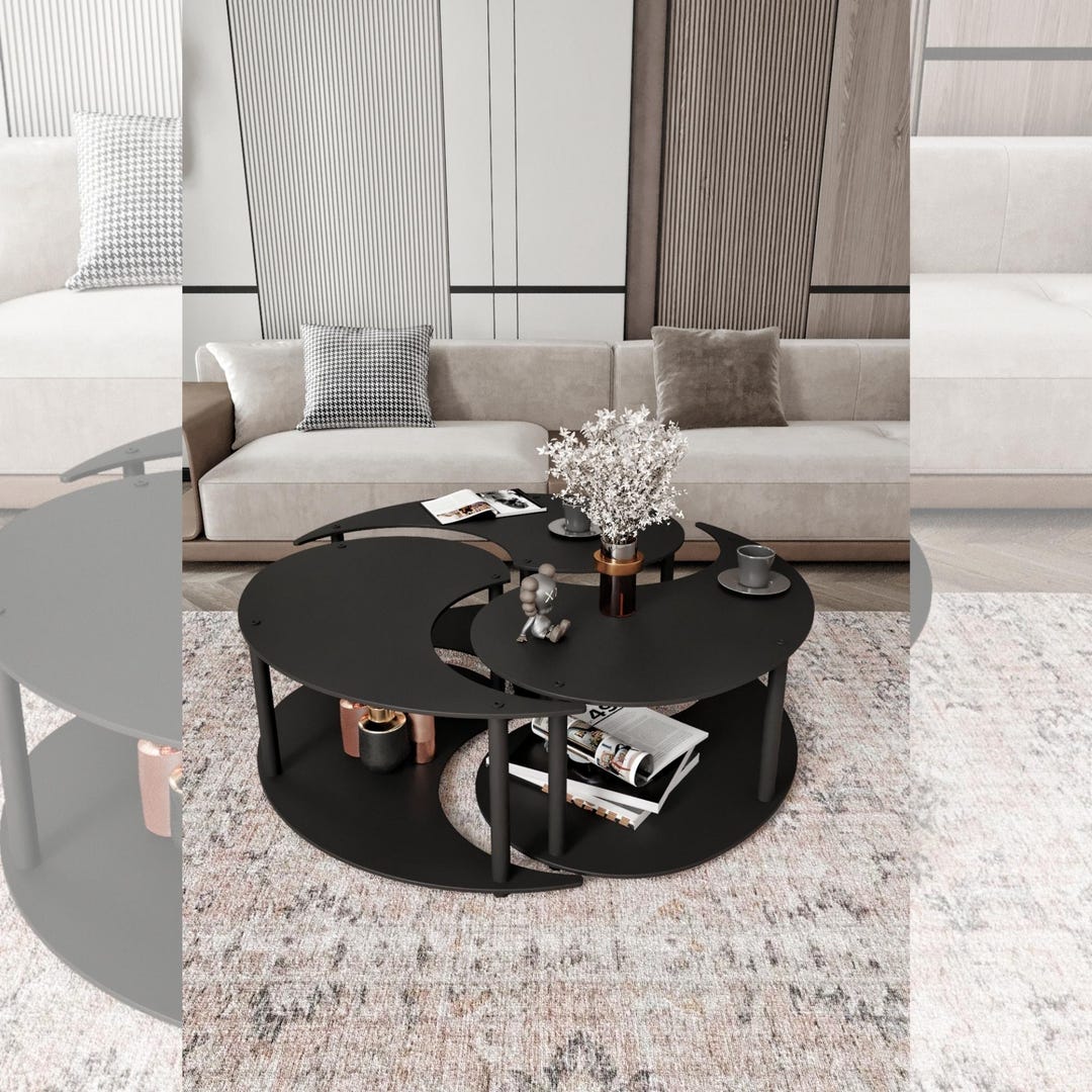 Harmony 3 70 Coffee Table Set | Modern Solid Wood Design | Stylish ...