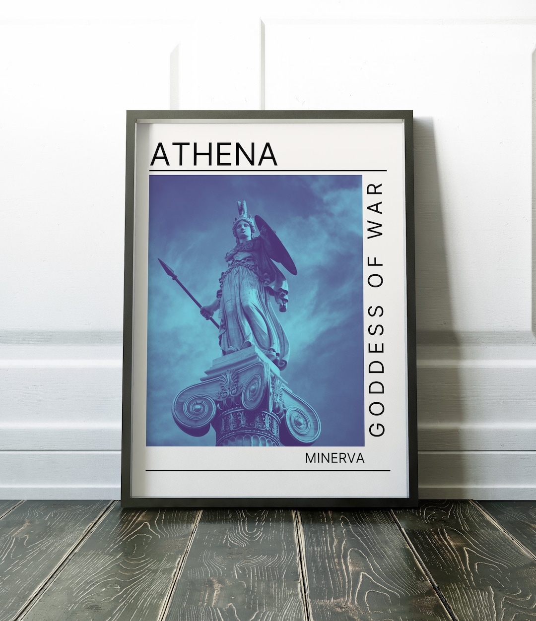 Greek Mythology Athena Minerva Wall Art Poster Print Download - Etsy