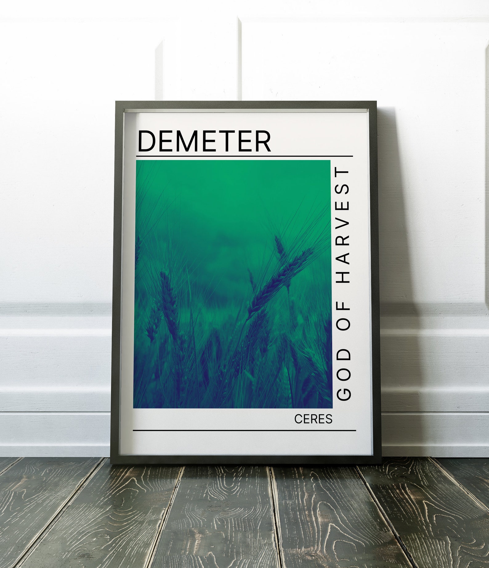 Greek Mythology Demeter Ceres Wall Art, Home Decor Poster, Print ...